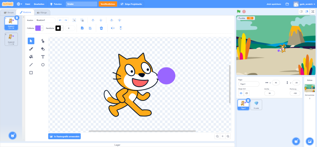 Scratch - Grafisches Programmieren von kreativen Anwendungen ...